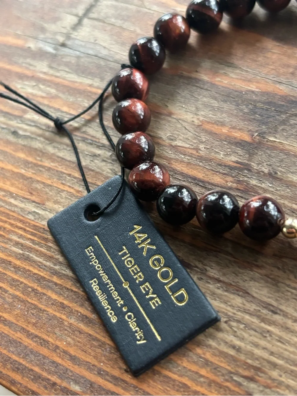 Jewelry | Tiger Eye Pearl And 14k Bead Bracelet | Poshmark